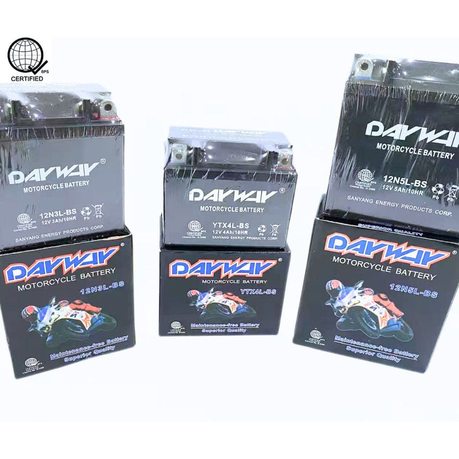 DAYWAY BATTERY HEAVY DUTY YTX4L/12N5L | Shopee Philippines