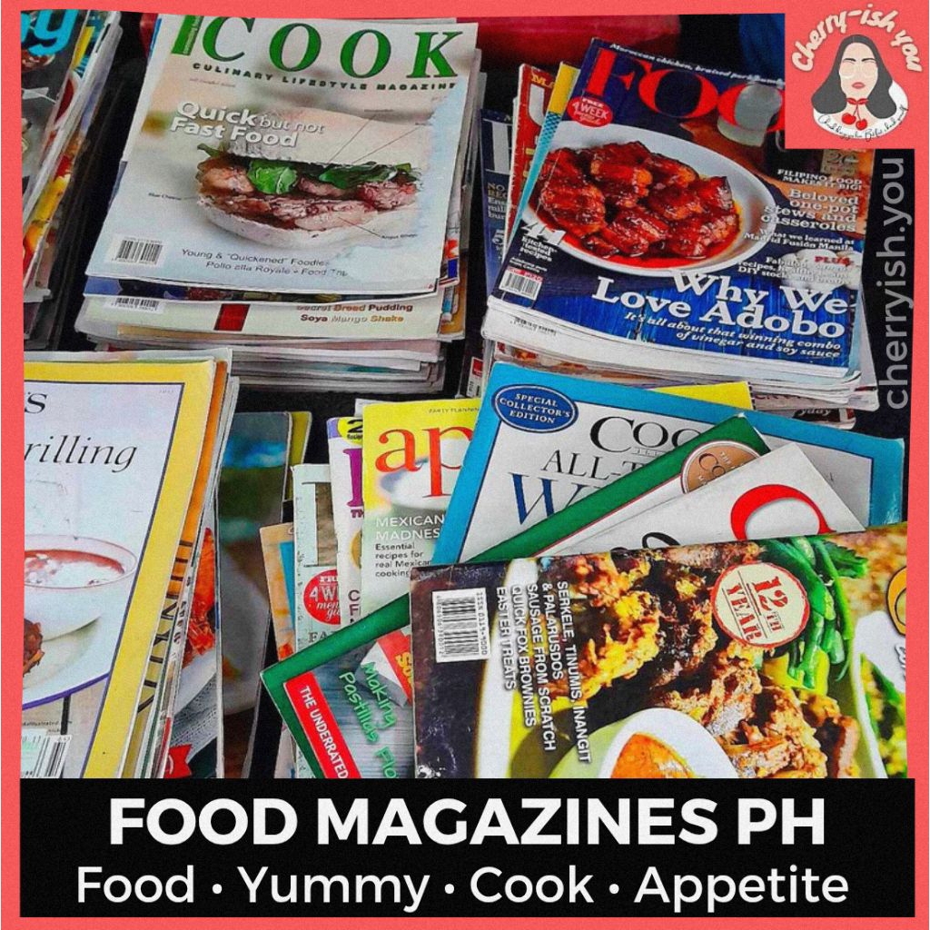 FOOD MAGAZINES PH (ASSORTED) : Flavors • Foodie • Appetite • Cook ...
