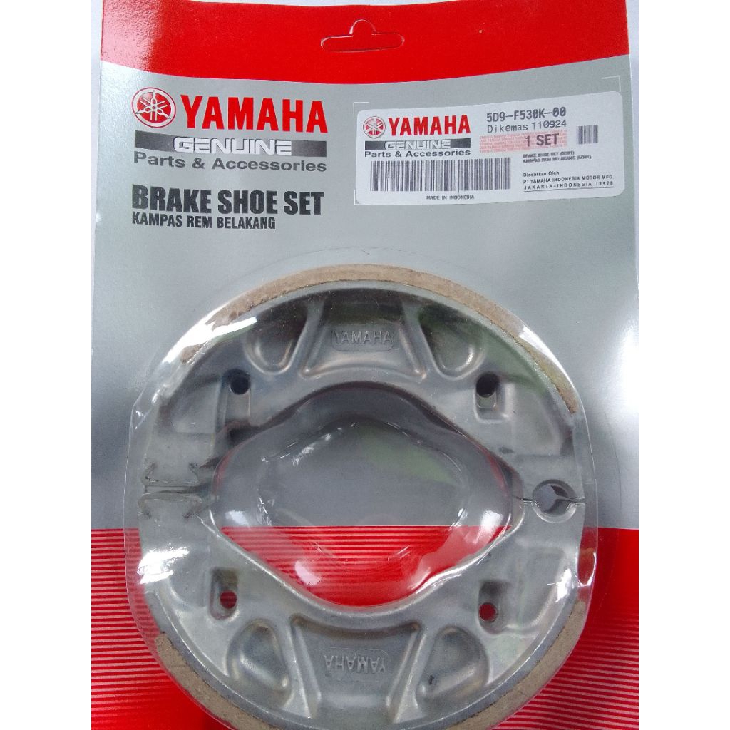 Genuine Yamaha Brake Shoe/Mio 125,MSI 125/115,Sporty,MXI125,MX125,Aerox ...