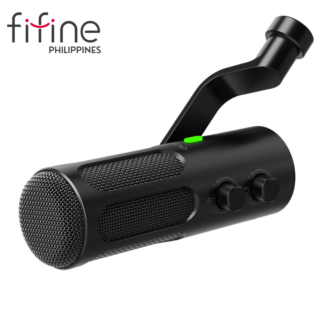 FIFINE AmpliTank Tank3 XLR/USB Podcast Studio Dynamic Microphone All Metal Mic for Streaming ...