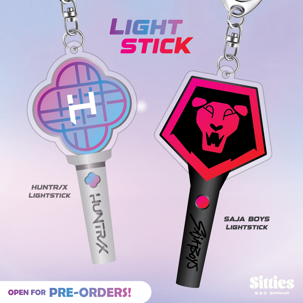 [Keychain] HUNTRIX & SAJA BOYS Lighstick & Norigae Translucent Acrylic Keychain | KPop Demon ...