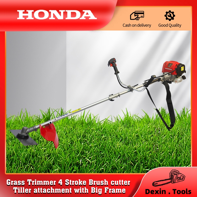 HONDA Grass Trimmer 4 Stroke Gasoline Brush cutter Lawn Mower Tiller attachment with Big Frame ...