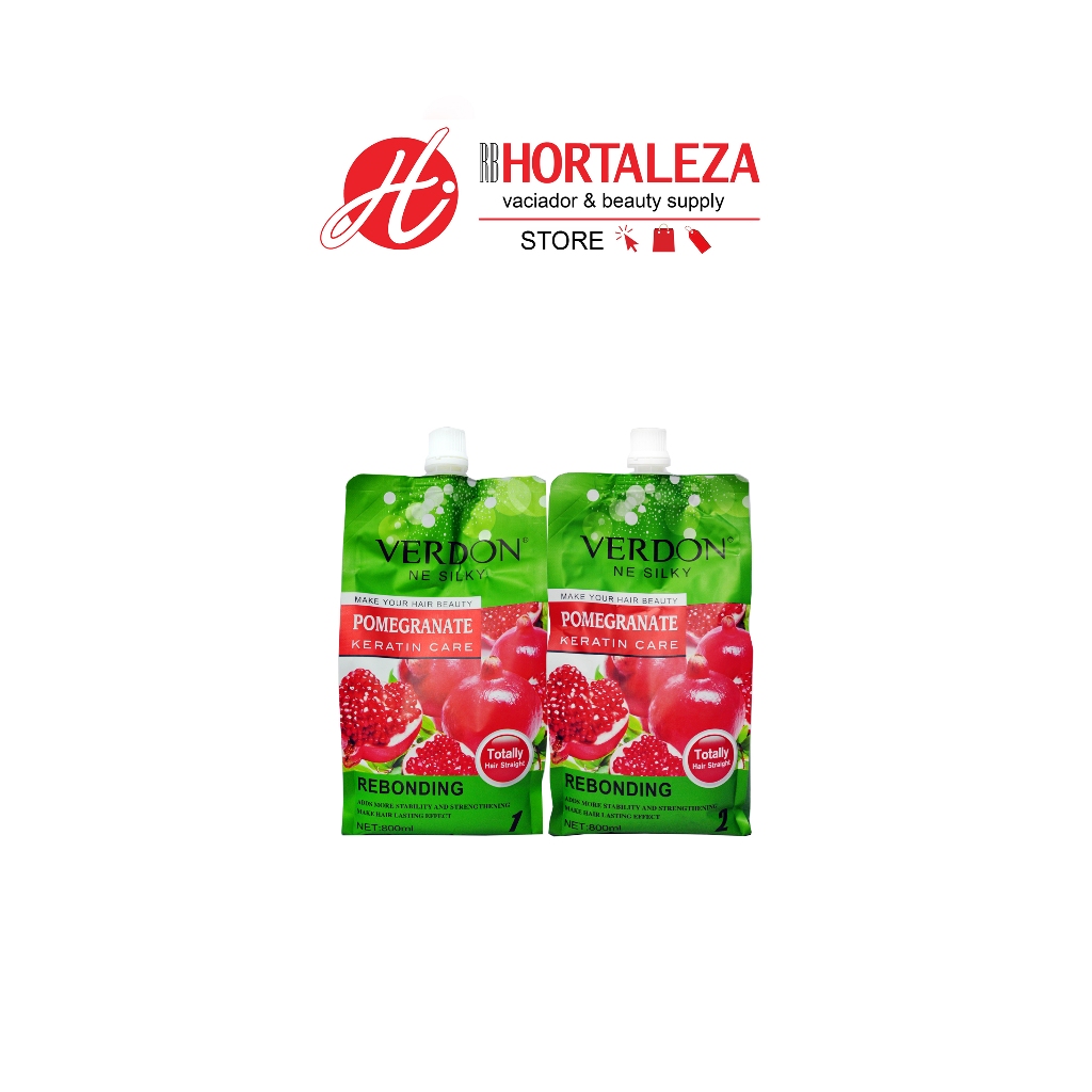 Verdon Silky Keratin Care Rebonding Set (800ML) | Shopee Philippines