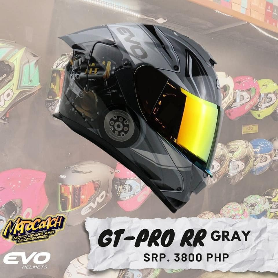 EVO GT PRO RR GRAY FULL FACE | Shopee Philippines