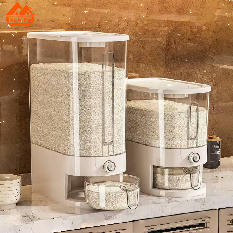 5/10KG Rice Dispenser Insect Proof Sealed Grain Distributor Large ...