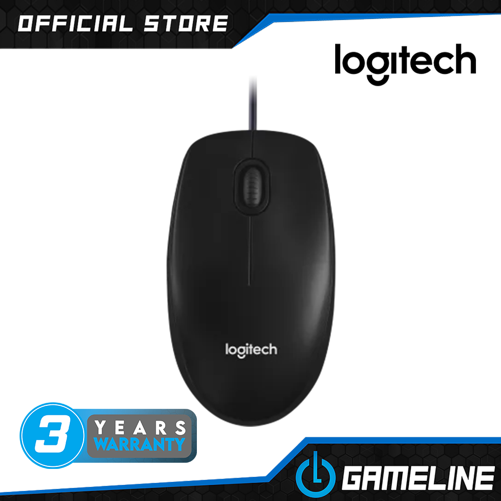 Logitech M100r Corded Mouse - Black | Shopee Philippines