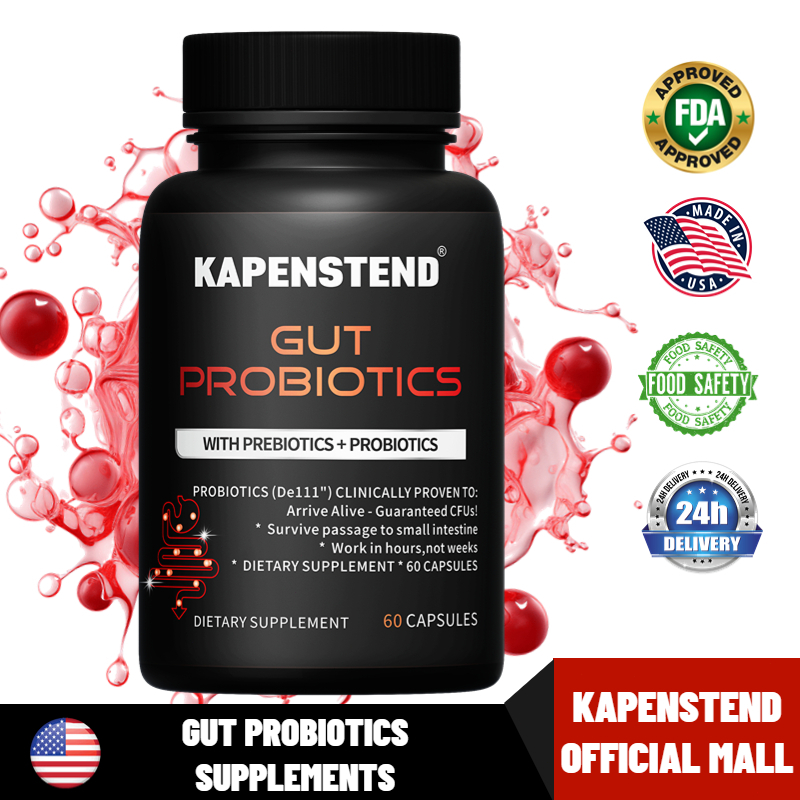 Gut Probiotics capsules Improve Gut Health and Relieve Bloating, 60 ...