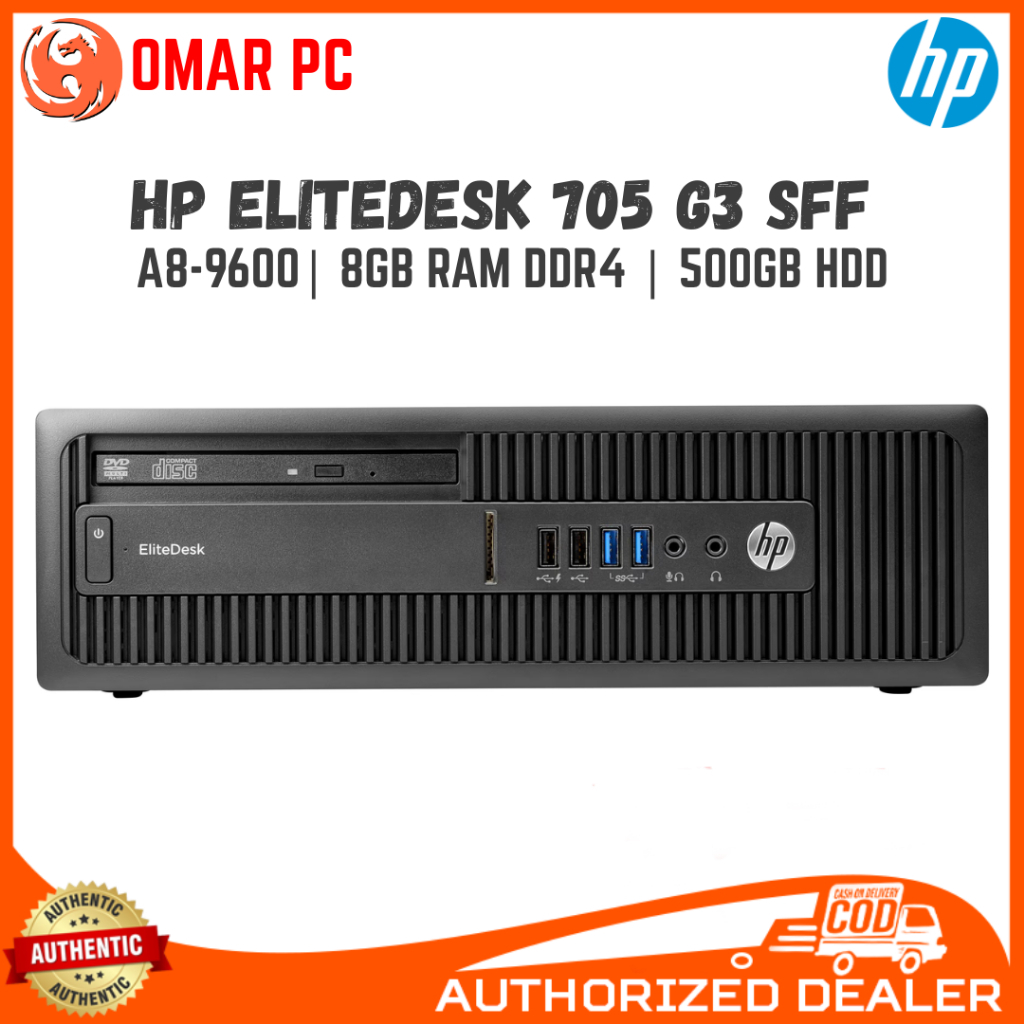 HP ELITEDESK 705 G3 SFF A8-9600 8GB RAM DDR4 128 SSD | A6-8570 8GB RAM ...
