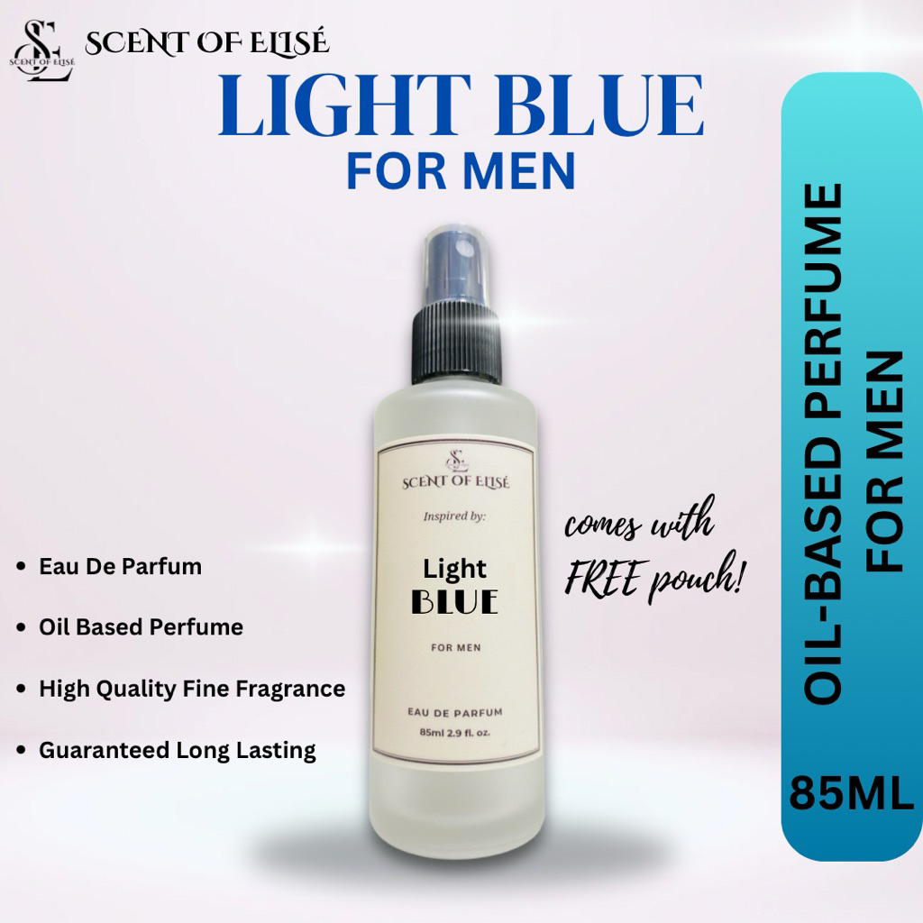 D&G LIGHT BLUE for Men 85ml Inspired OilBased Perfume Long Lasting by ...