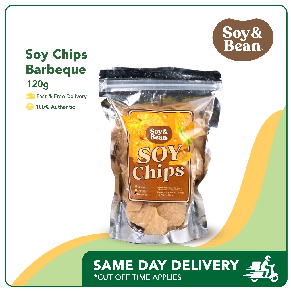 Soy & Bean Soy Chips BBQ 120g - [Fresh Plant-Based Tofu / Pantry ...