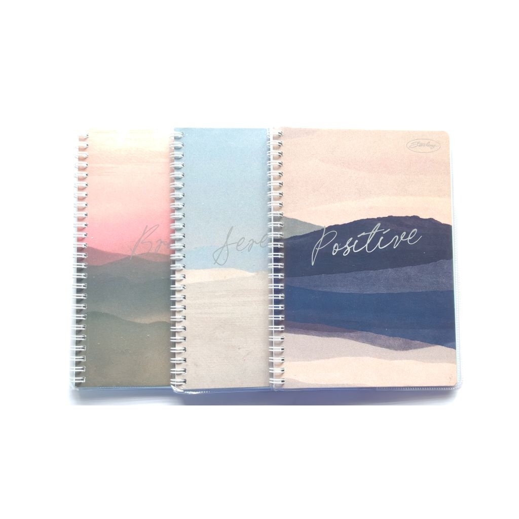 Sterling Spiral Notebook Painted View Cover 6x8.5 Inch 80 Lvs With ...