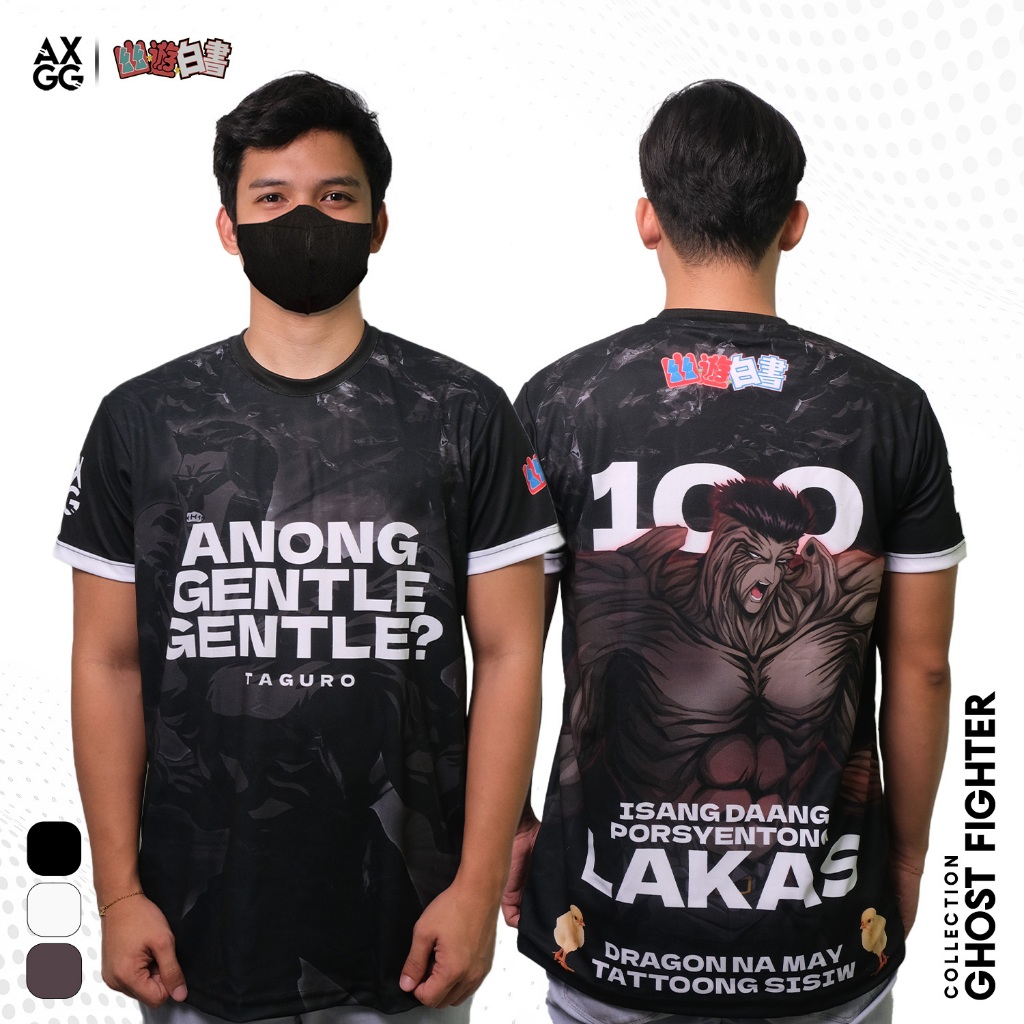 AXGG"Ghost Fighter - Taguro" Anime T-Shirt | Shopee Philippines