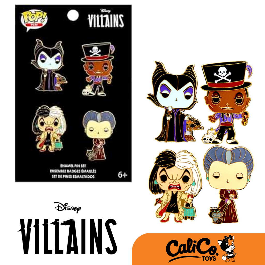 Funko PIN Set - Disney Villains 4-Pack | Shopee Philippines