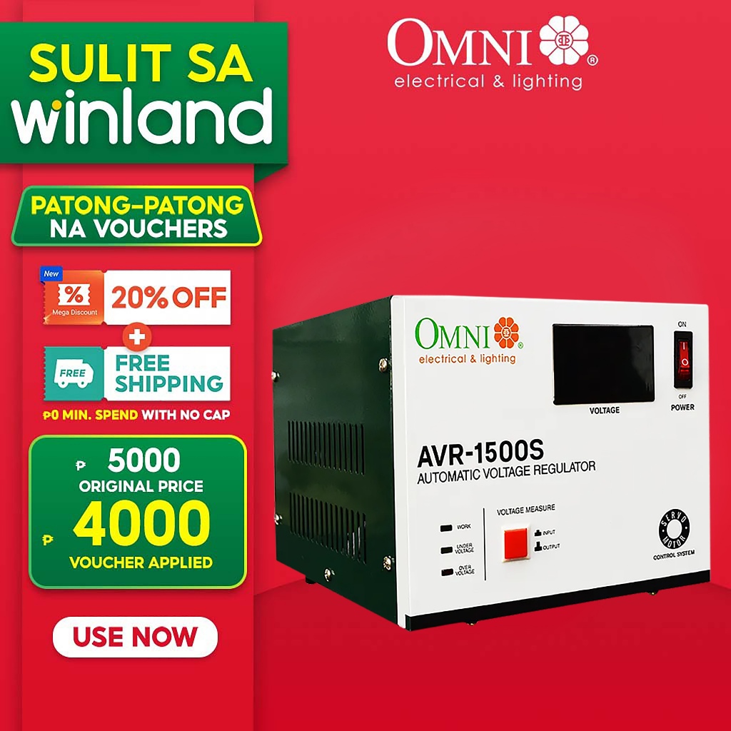 Omni by Winland AVR Servo-Motor Control Automatic Voltage Regulator ...
