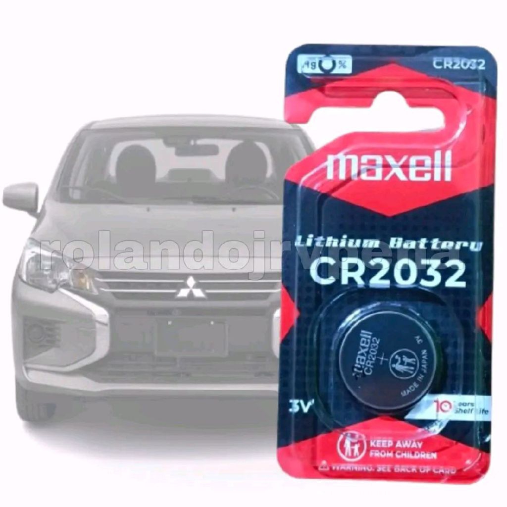 Mitsubishi Mirage Remote Battery Key Maxell CR2032 3V Made in Japan ...
