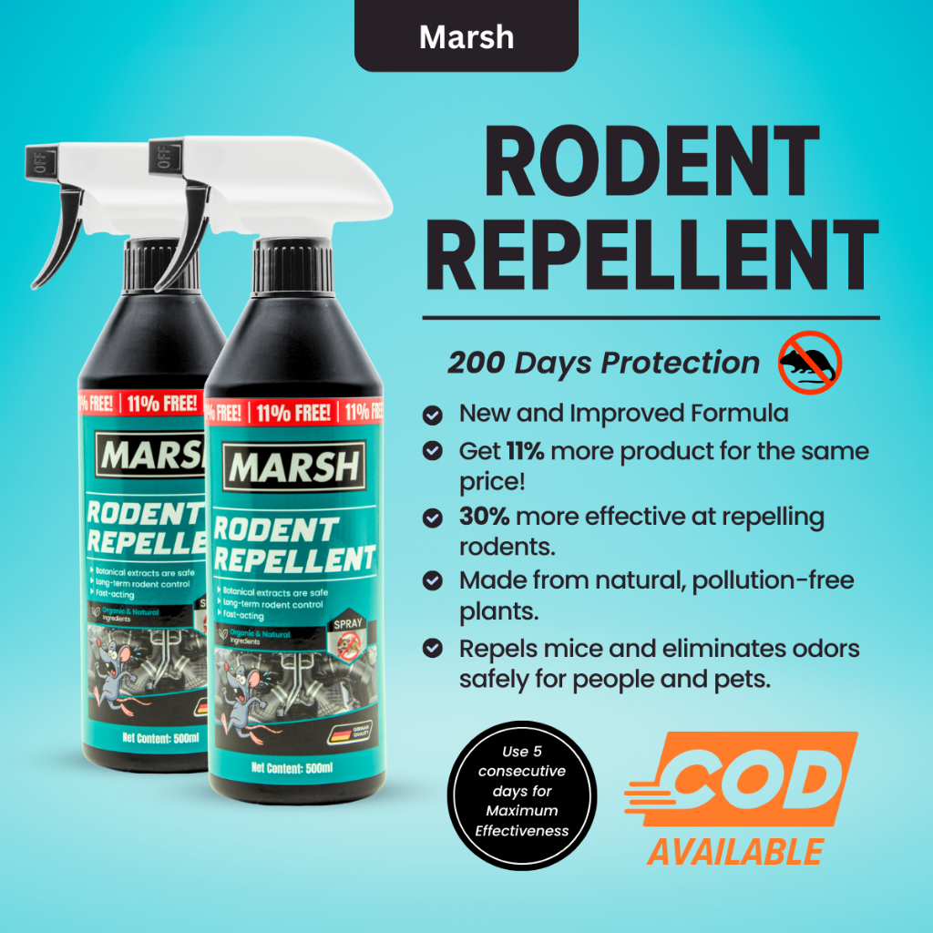 Marsh Mouse/Rat Killer Repellent Spray Repels Cockroach Insect Use on ...