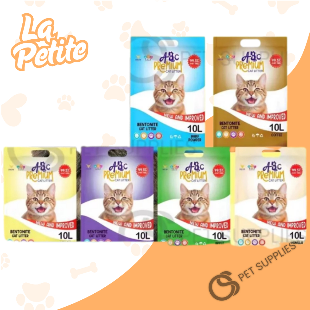 LA PETITE_10L ABC Bentonite Cat Litter super clamping and quick ...