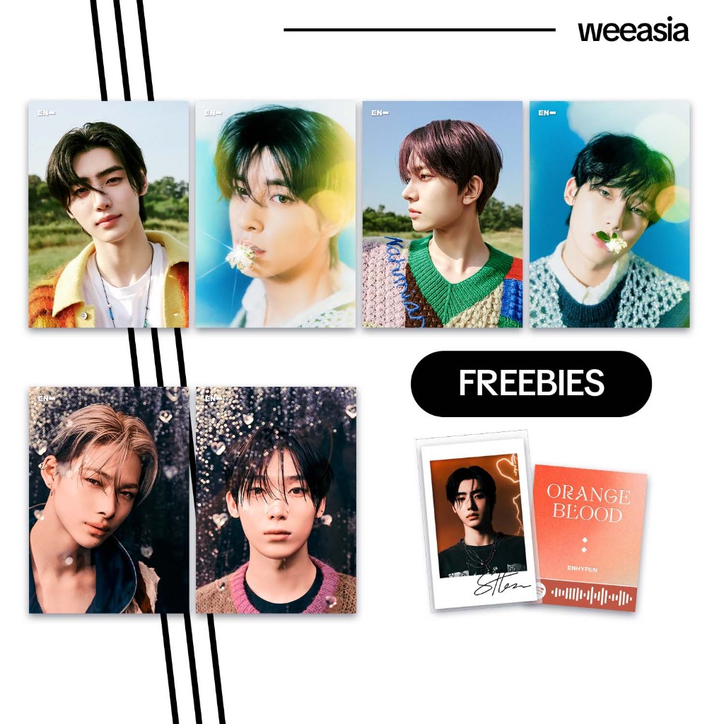 ENHA ORANGE BLOOD ALBUM A4 SINTRA KPOP Posters HD Print with FREEBIES ...