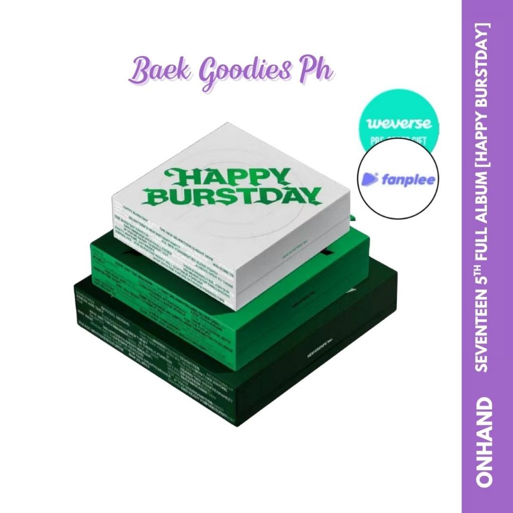 [POB] SEVENTEEN 5th Full Album [Happy Burstday] Album | Shopee Philippines