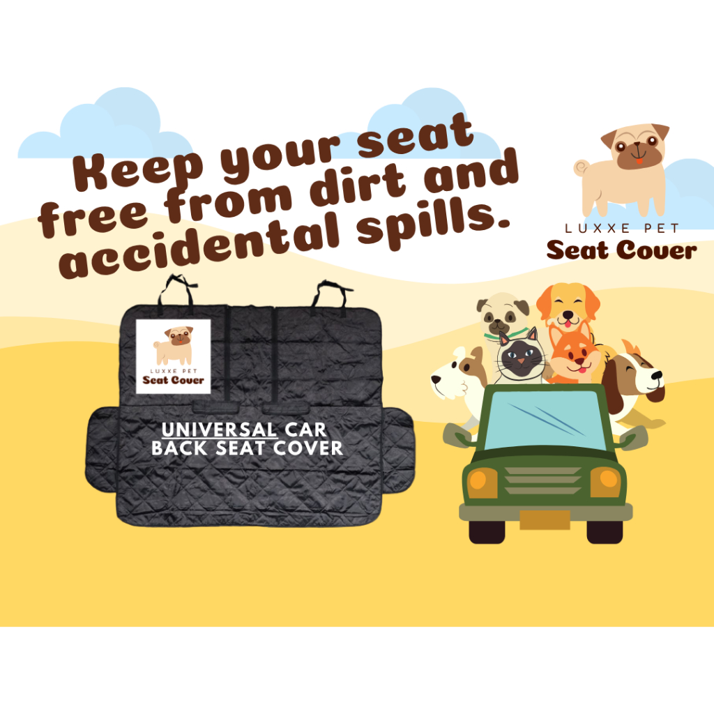 Luxxe Pet Universal Back Seat Cover Scratch-Proof | Shopee Philippines