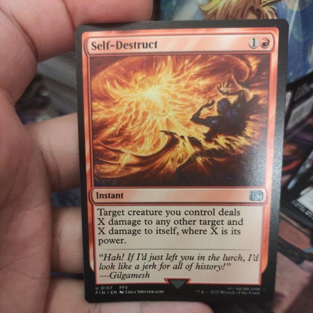 Self Destruct FIN normal card | Shopee Philippines