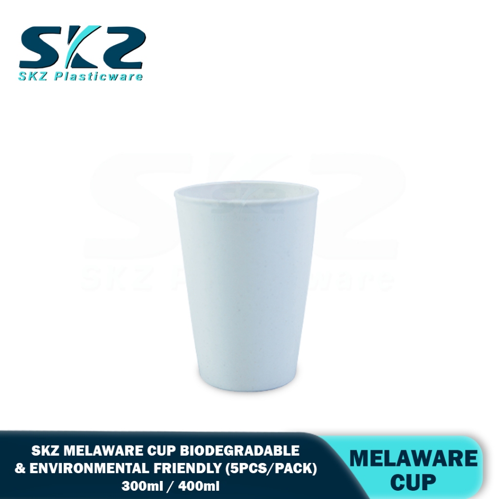 SKZ Melaware cup 400ml/300ml 5pcs/pack Biodegradable & enviroment ...