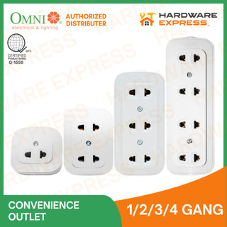 OMNI Surface Convenience Outlet 10A 250V 1/2/3/4 Gang WSO-001 WSO-002 ...