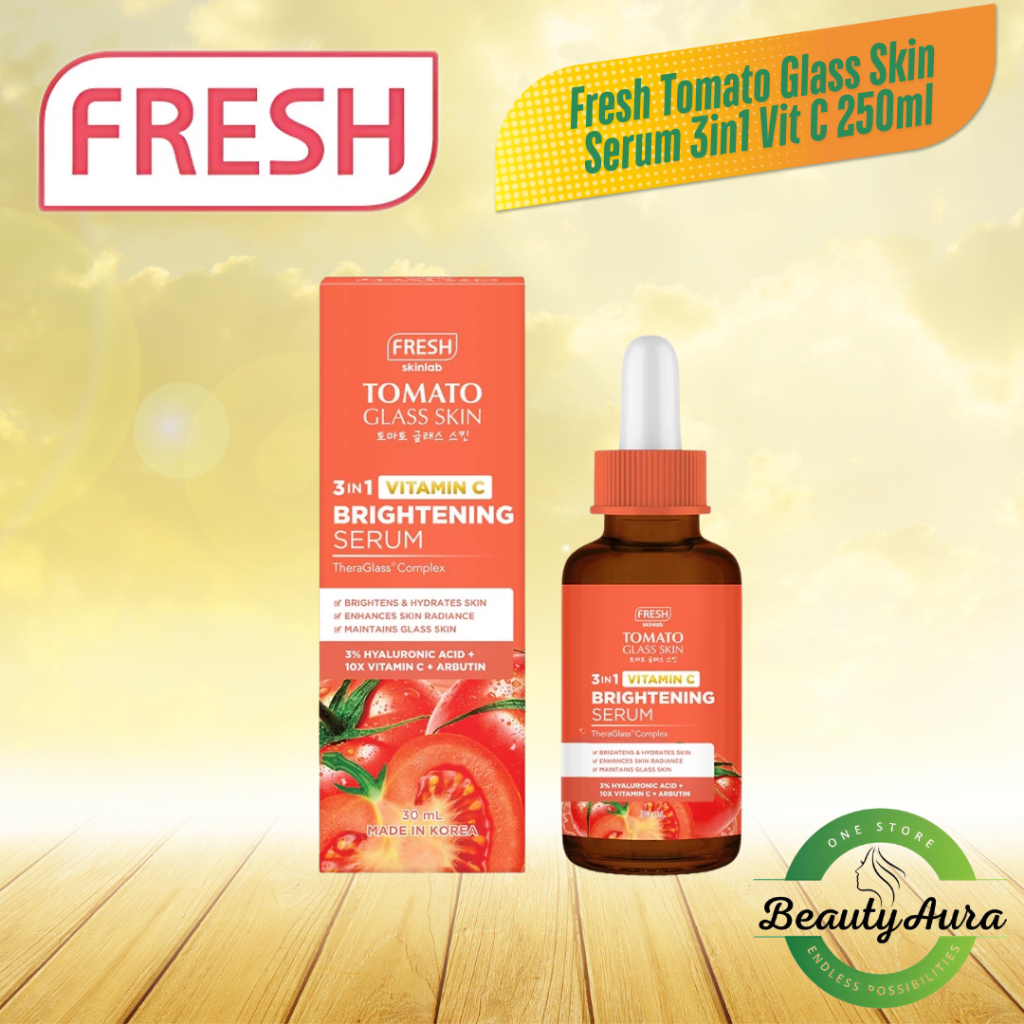 Fresh Skinlab Tomato Glass Skin 3in1 Vitamin C Brightening Serum 30 ml ...