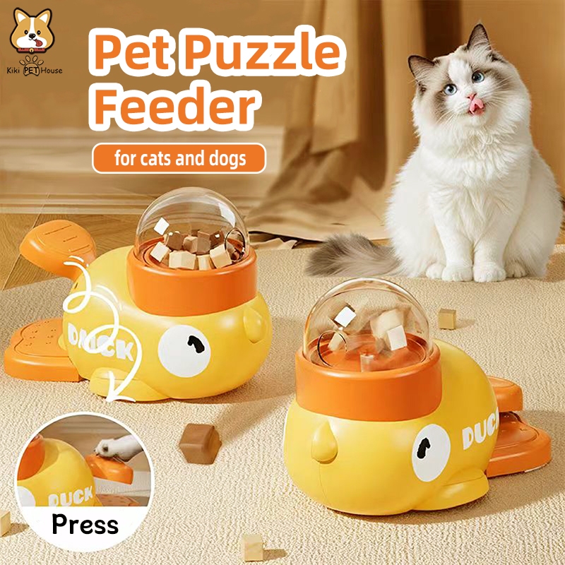 Interactive Dog Puzzle Feeder Toy Pet Food Treats Dispenser Feeder Toy ...