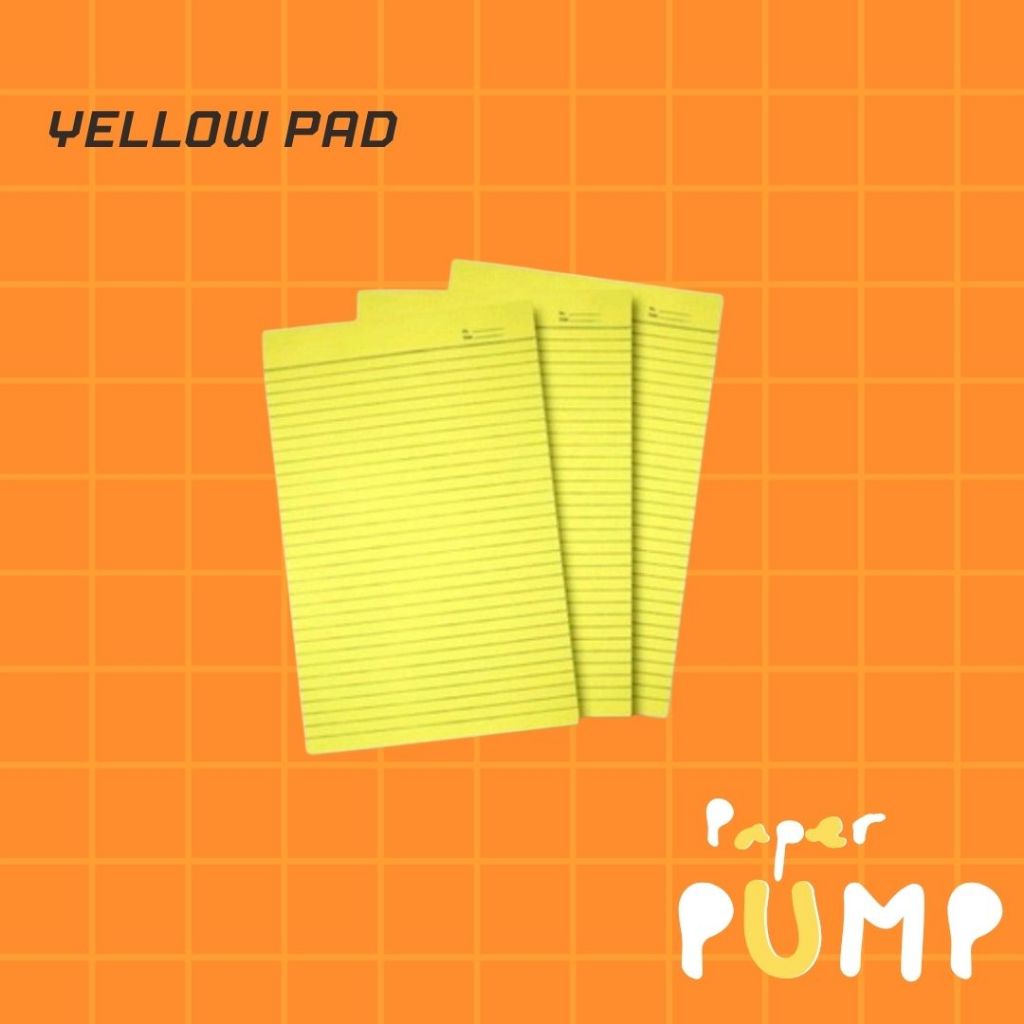 Paper Pump Yellow Pad/Paper | Shopee Philippines