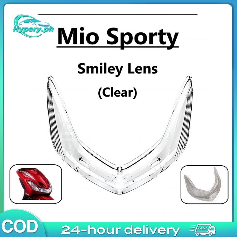 MIO SPORTY SMILEY HEADLIGHT LENS (CLEAR AND TINTED) FOR MOTORCYCLE ...
