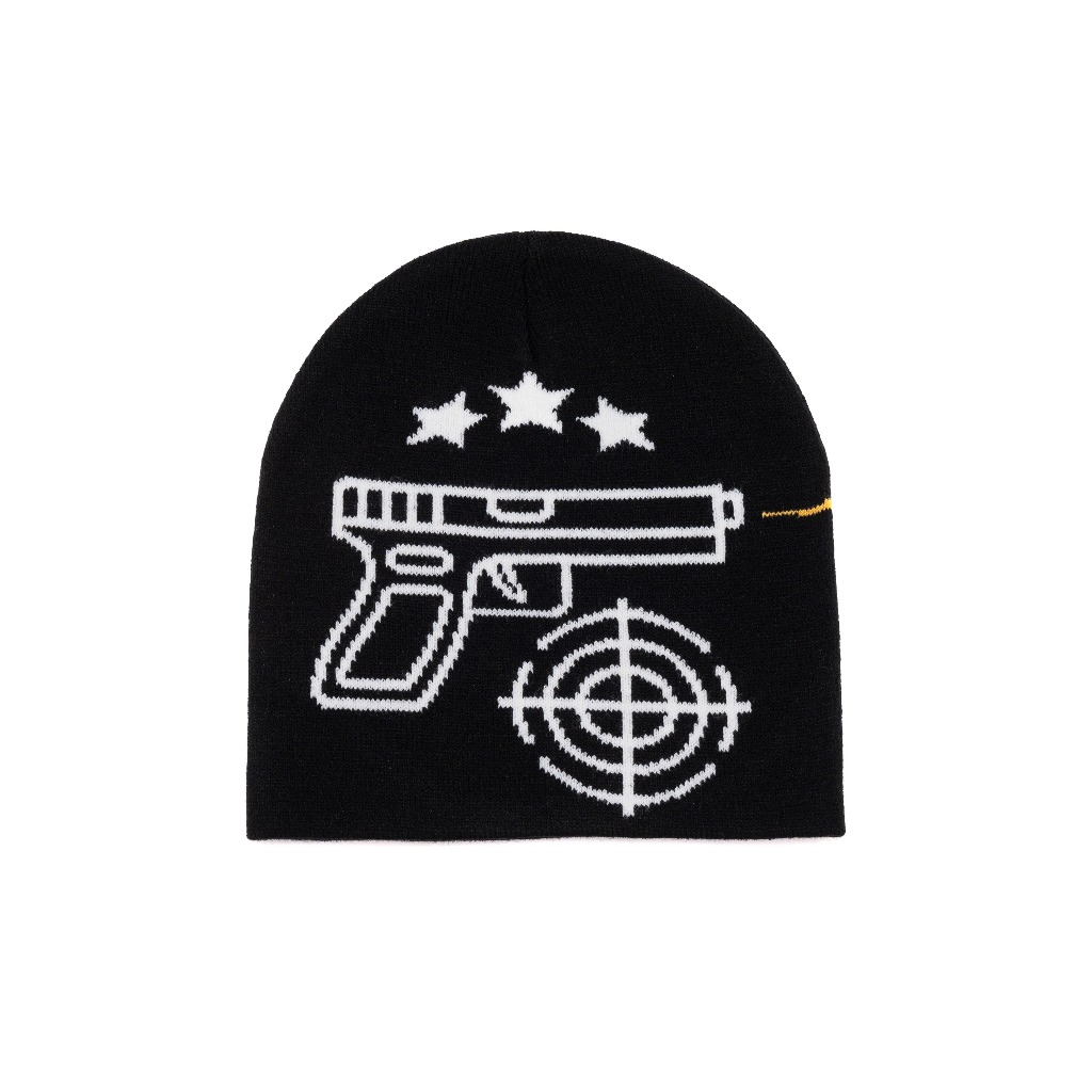 “Headshot” Beanie (BLACK & RED) | Shopee Philippines