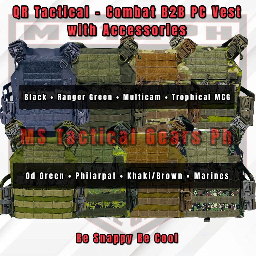 MS Tactical Gears Ph | Quick Release Tac-Com B2B Chest Rig with ...