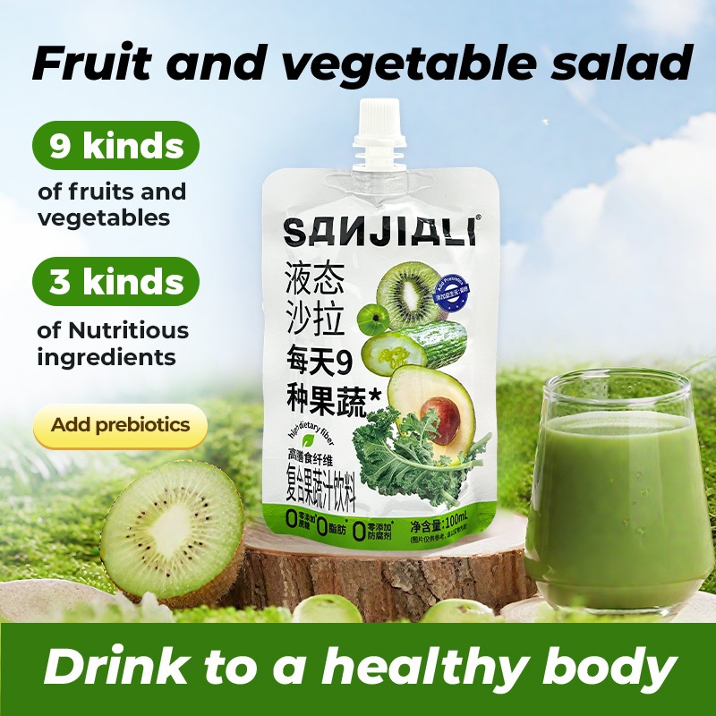 Liquid salad Juice Fruits and vegetables multivitamins Nutritional ...