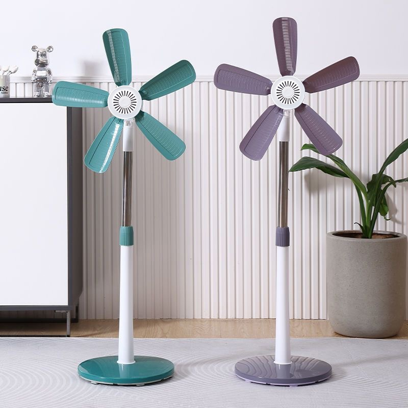 5-Blade Stand Fan – Powerful Wind Adjustable Portable Electric Fan for ...