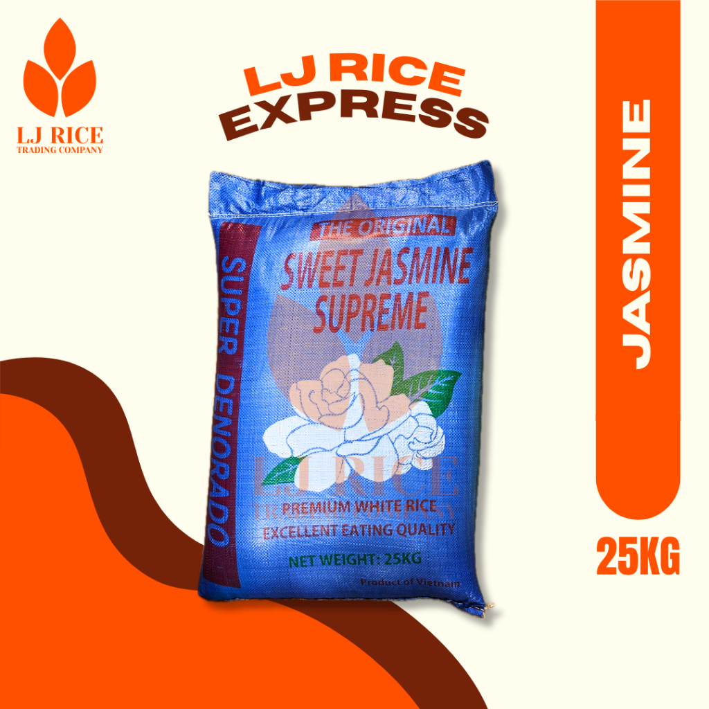 Sweet Jasmine Supreme, Jasmine White Rice Bigas 25kg | Shopee Philippines