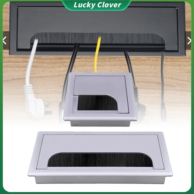 Rectangle Square Wire Box Office Computer Desktop Wire Cable Holder ...