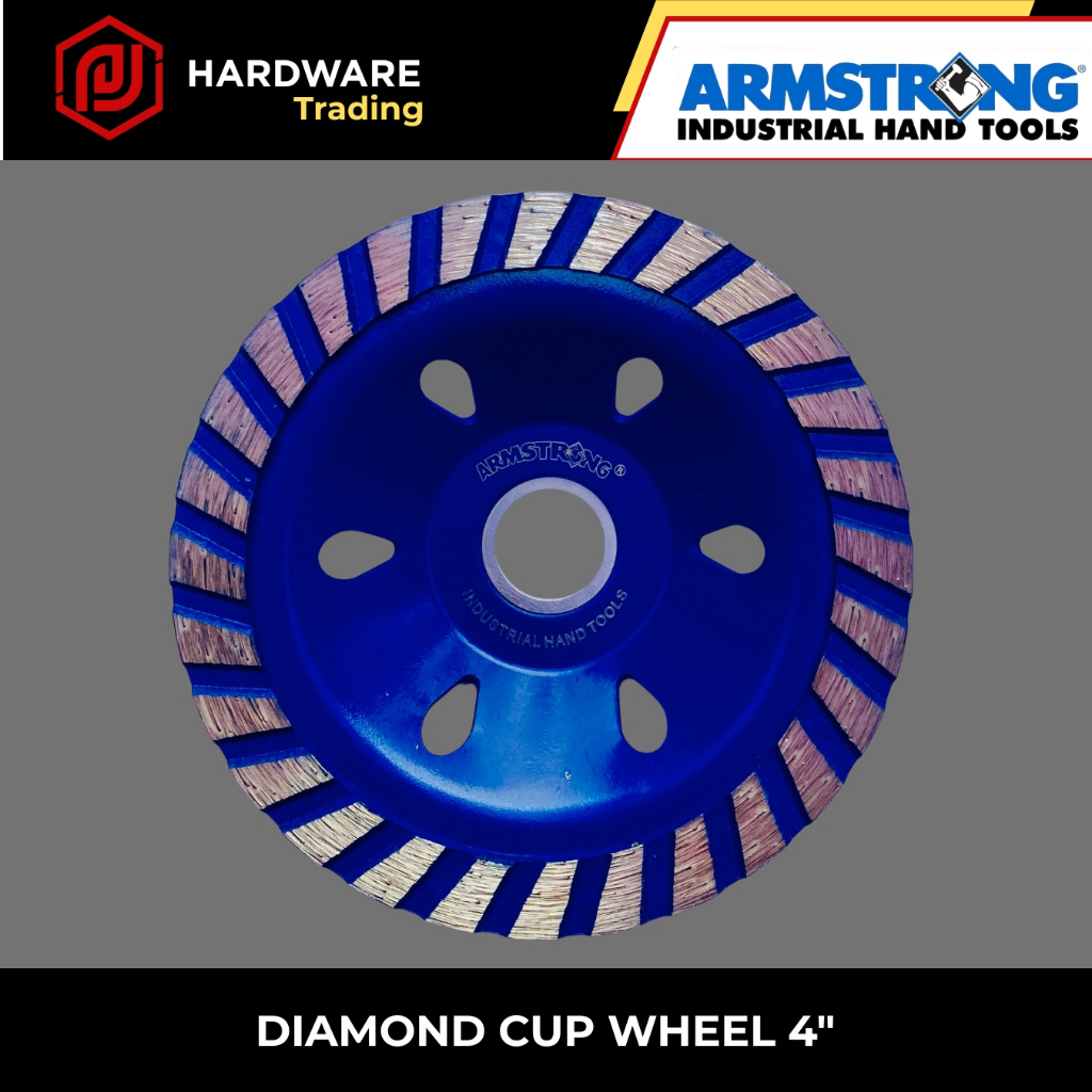 ARMSTRONG DIAMOND CUP WHEEL 4"-BFL | Shopee Philippines
