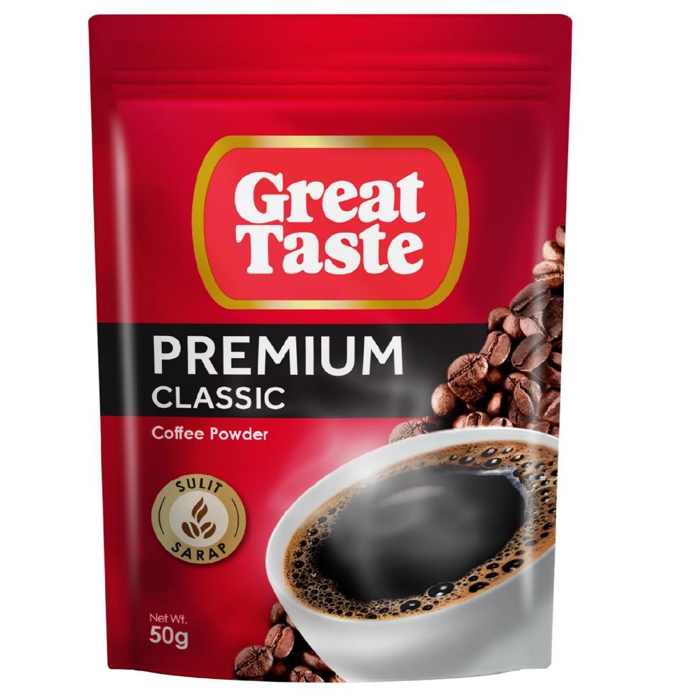 GREAT TASTE PREMIUM CLASSIC COFFEE POWDER 80g | 40g (SUP) | Shopee ...