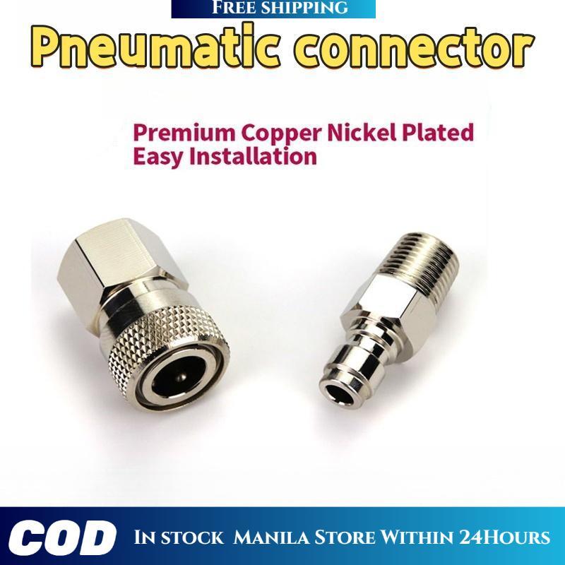Pneumatic Air Line Hose Quick Release Coupler Connectors Compressor ...