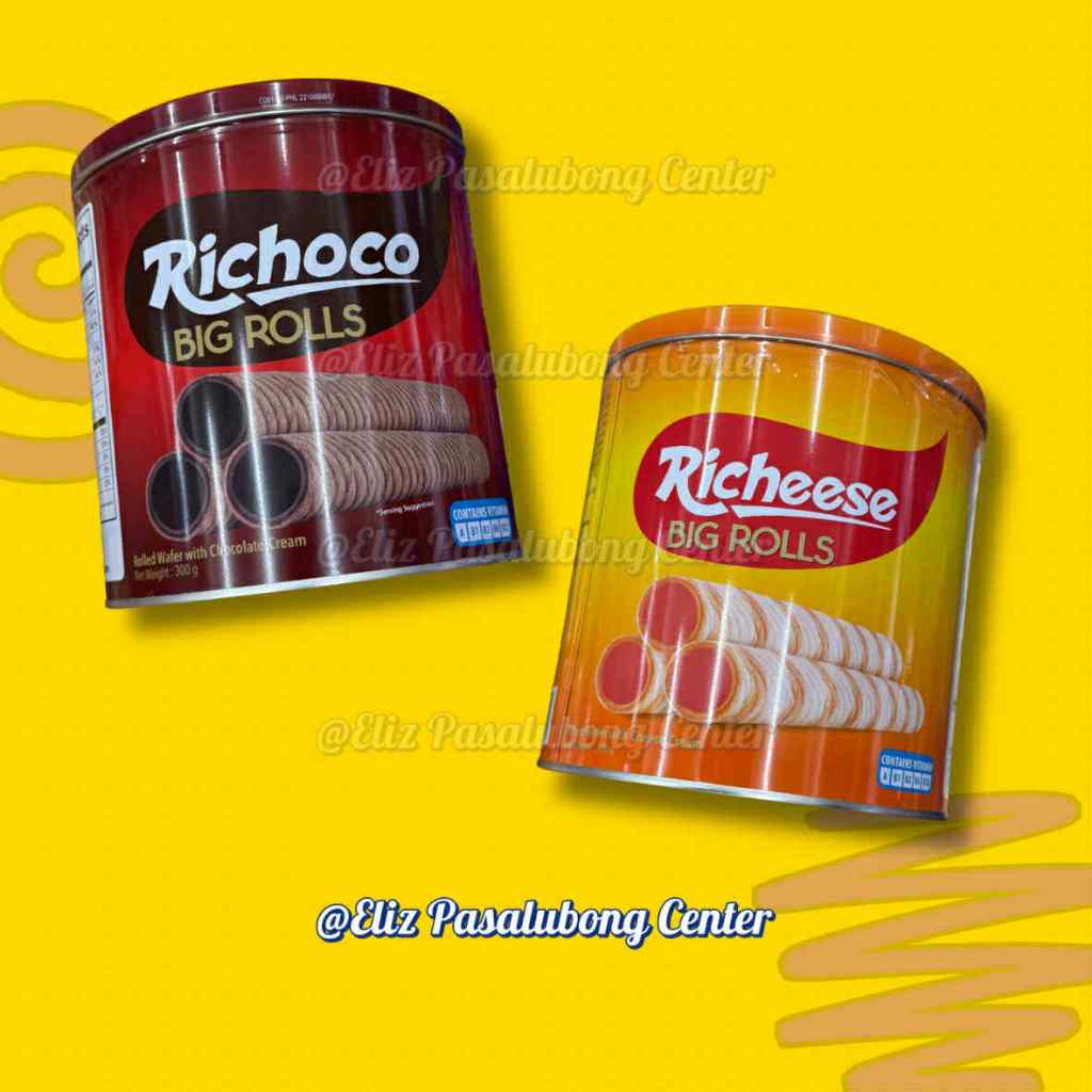 BIG ROLLS RICHOCO & RICHEESE 300G | Shopee Philippines