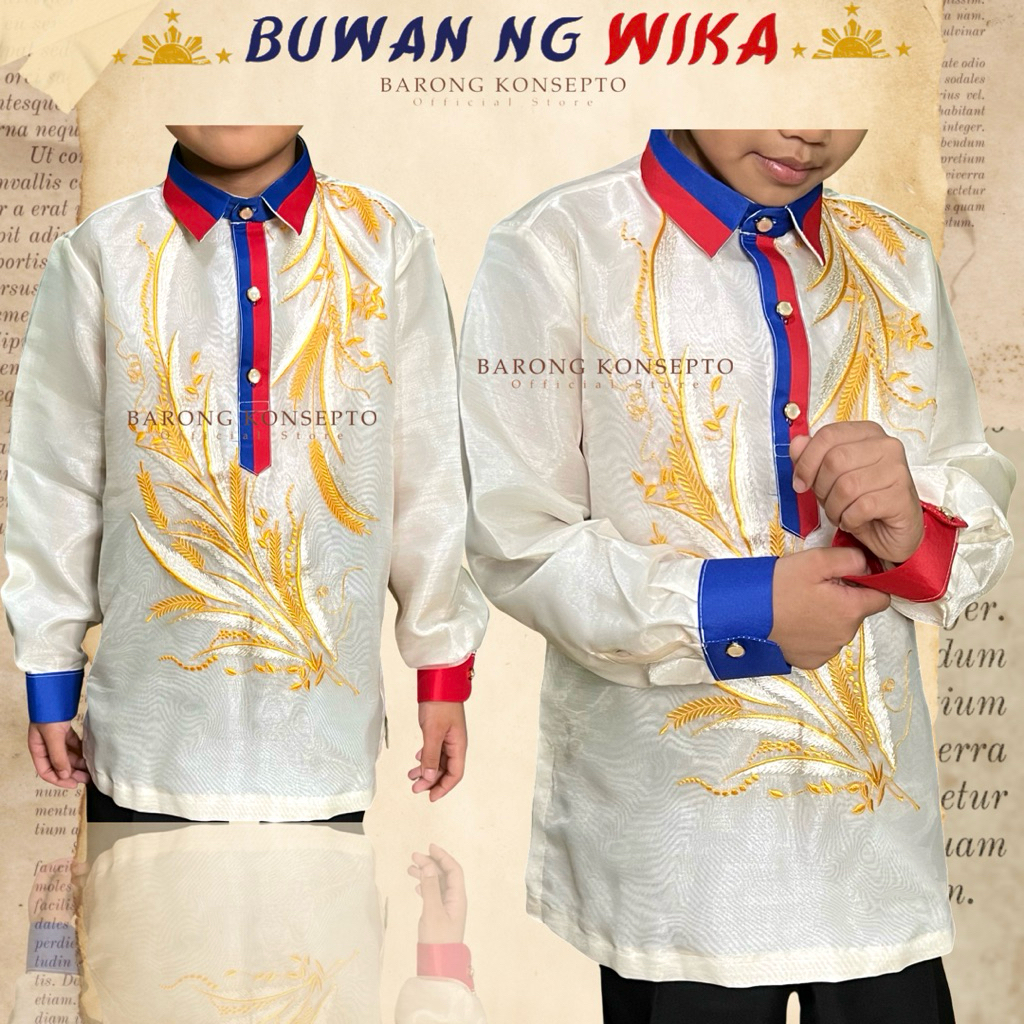 BARONG PALAY-PALAY - Buwan Ng Wika Costume | Shopee Philippines