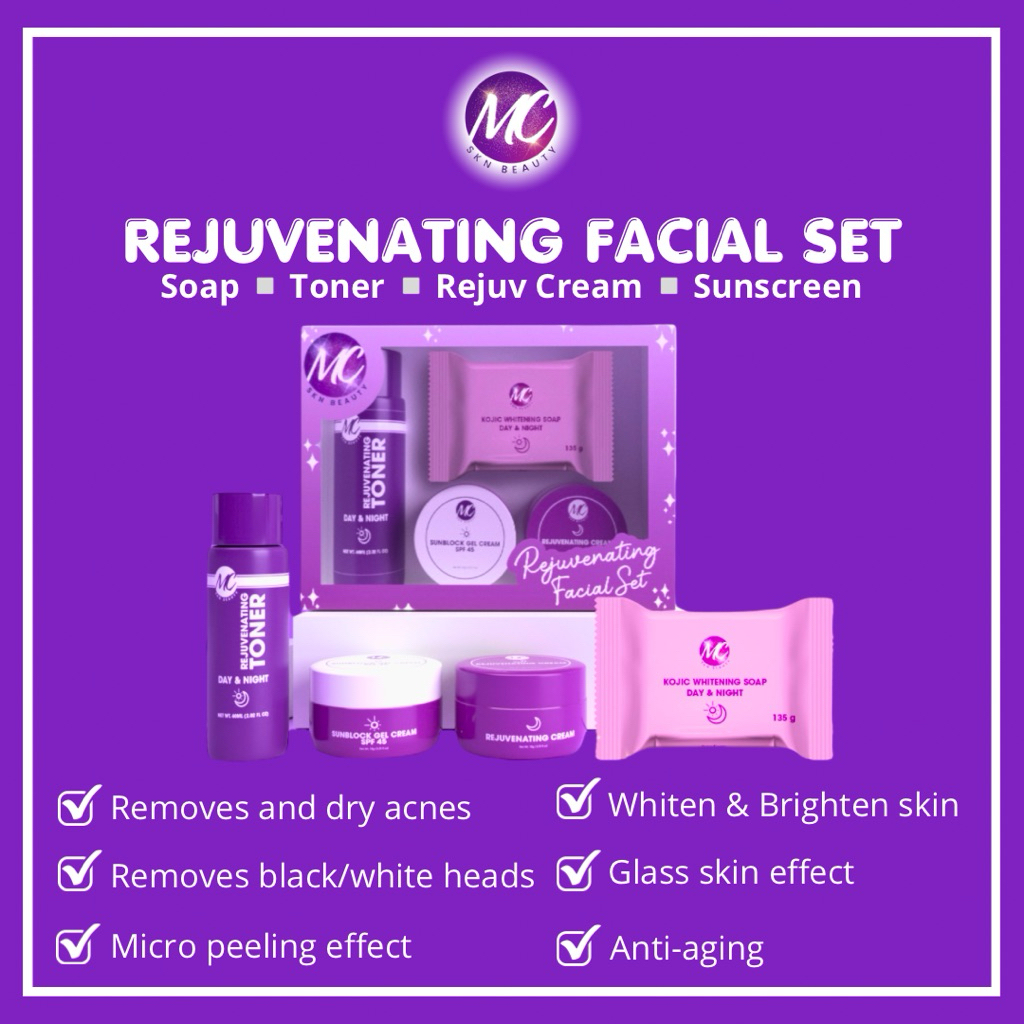 MC Rejuvenating Facial Set_Micropeeling & Anti-Acne Set Glass Skin ...