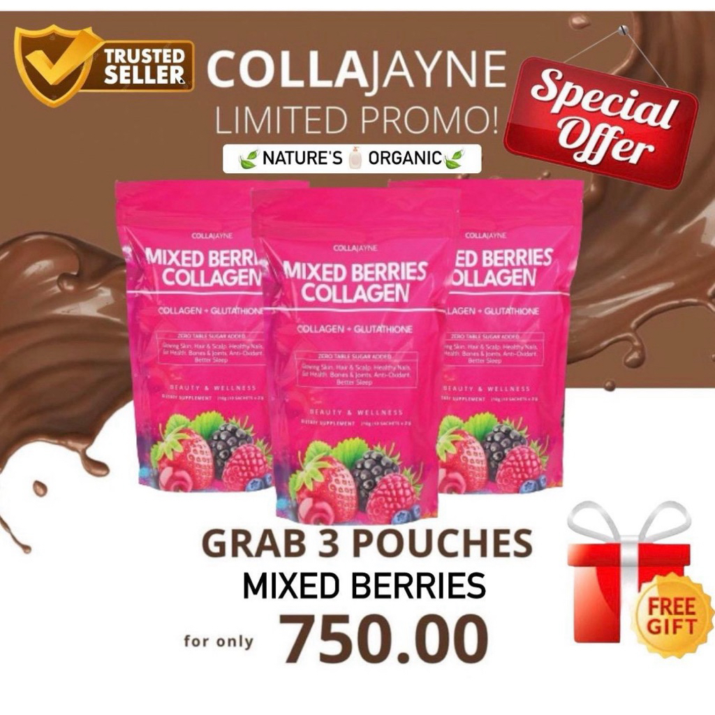 [PROMO 3POUCHE]Mix Berries Collajayne drinks 10 sachets 3 pouches by ...