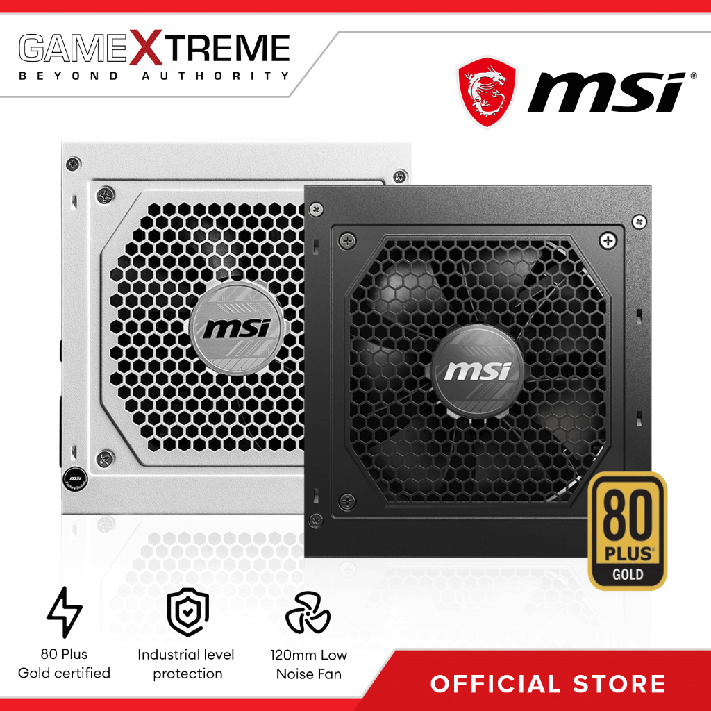 MSI PSU 850W MAG A850GL PCIE5 80+ Gold Full Modular PSU | Shopee ...