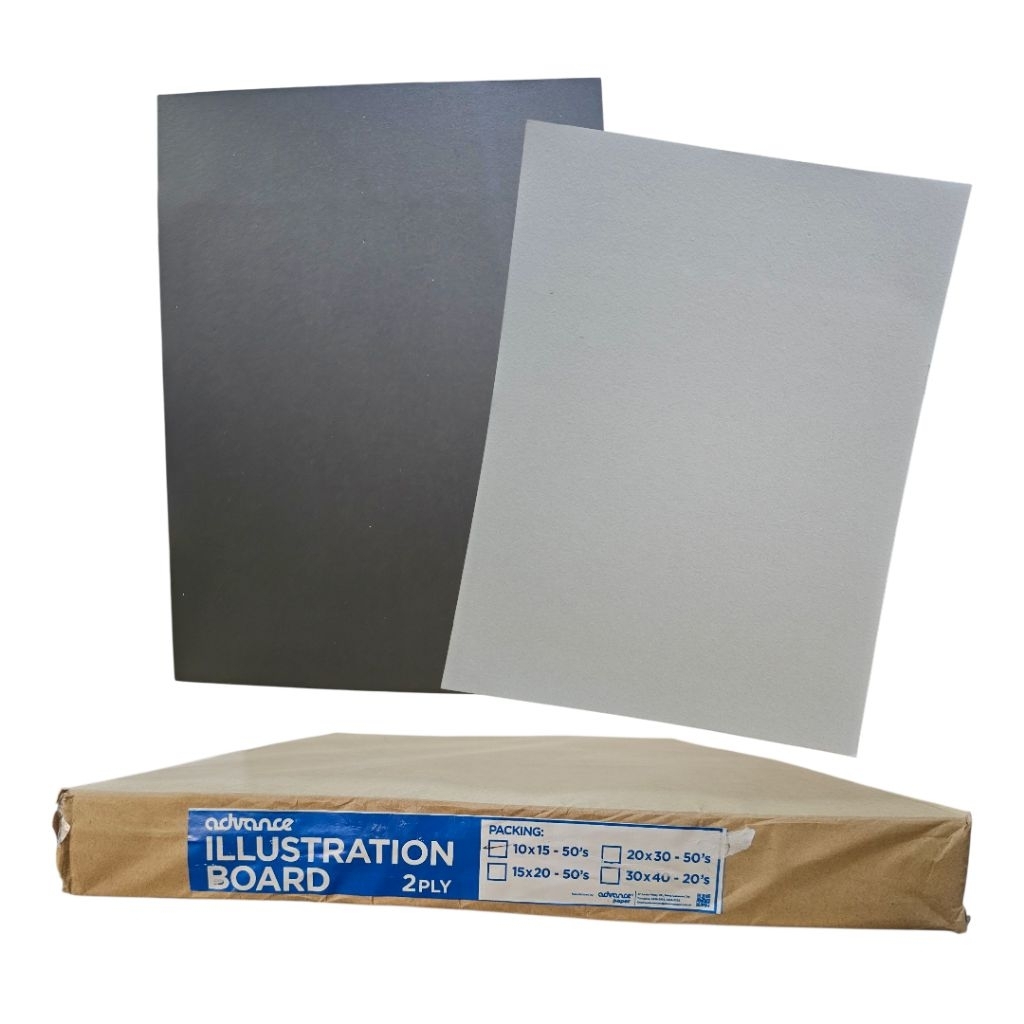 Advance Illustration Board 1/4- 15"x20" Pack of 50 Pieces 2 PLY ...