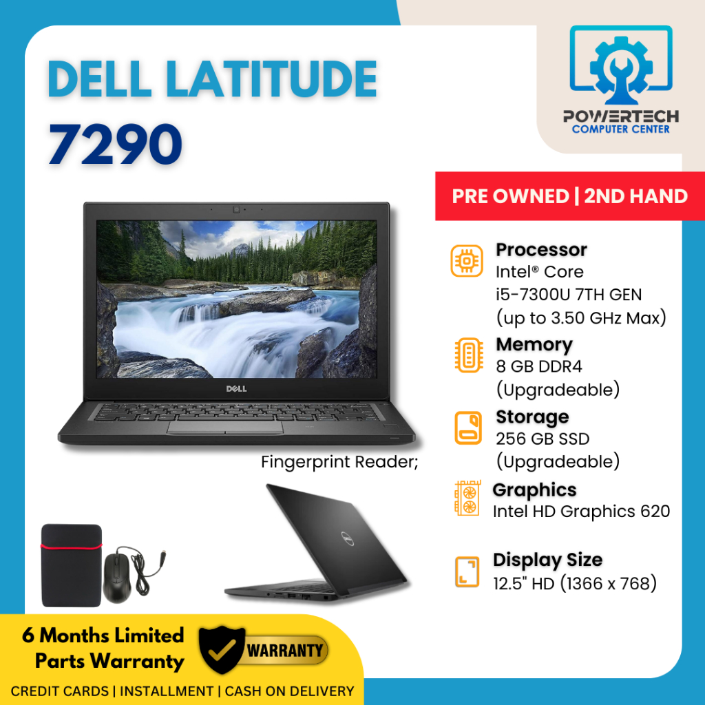 Dell Latitude 7290 | i5 8th | Windows 11 | School Office VA Autocad ...