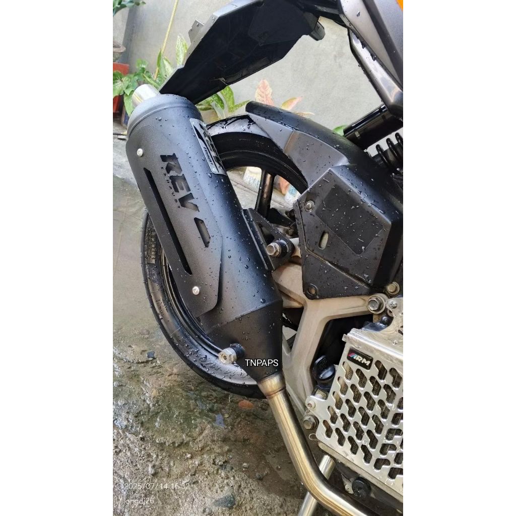 REV EXHAUST with Sound Adjuster (Exos Racing) Power Pipe Silent Power ...