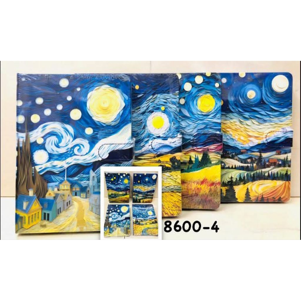 Van Gogh 8600-4 Hardbound Journal with Magnetic Lock | Shopee Philippines