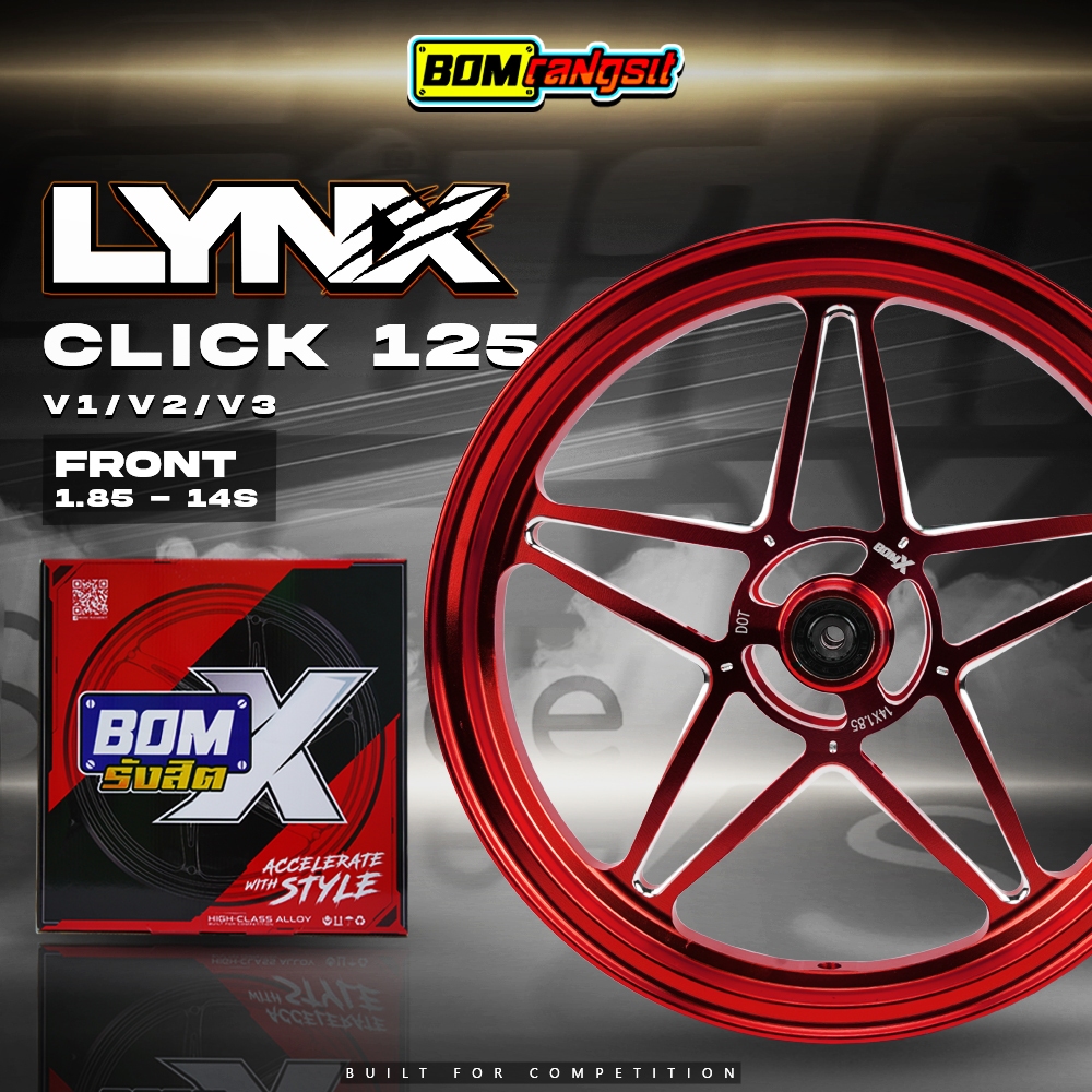 Bom Rangsit BomX Lynx Cnc Mags Click 125/150/ BEAT FI Star Mags 14s 5 ...